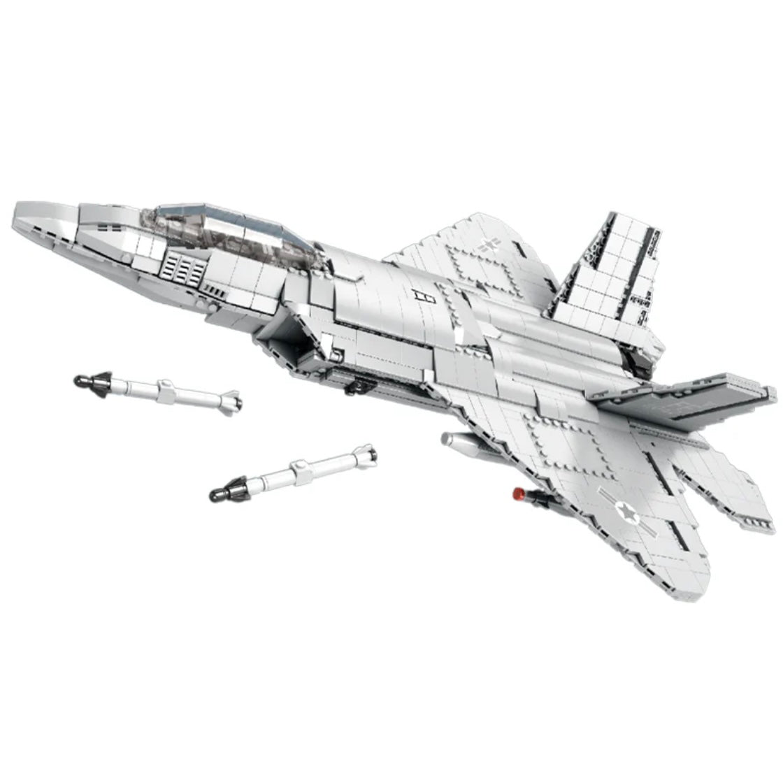 BRICKOPS LOCKHEAD MARTIN F-22 RAPTOR (2,000 Pieces) – BrickOps